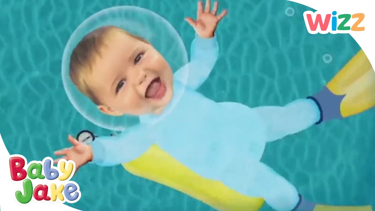 Baby Jake - Swimming with Baby Jake 🏊‍♂️ | Cartoons for Kids | Wizz ...
