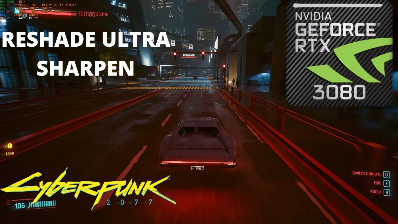 ReShade ULTRA SHARPEN Cyberpunk 2077 - YouTube