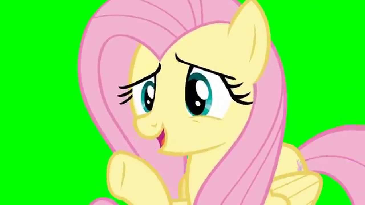 Fluttershy Season 4 Yay - Green Screen Ponies - YouTube
