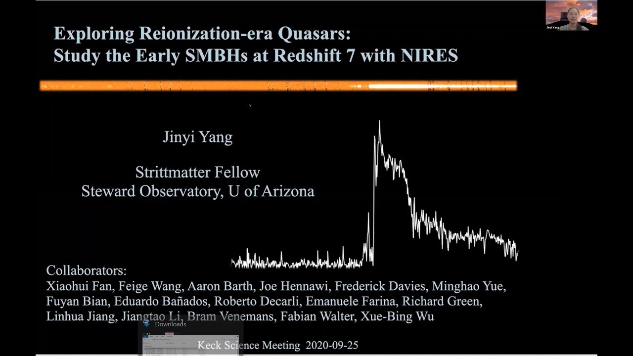 Jinyi Yang - Exploring Reionization-era Quasars: Study the Early SMBHs ...