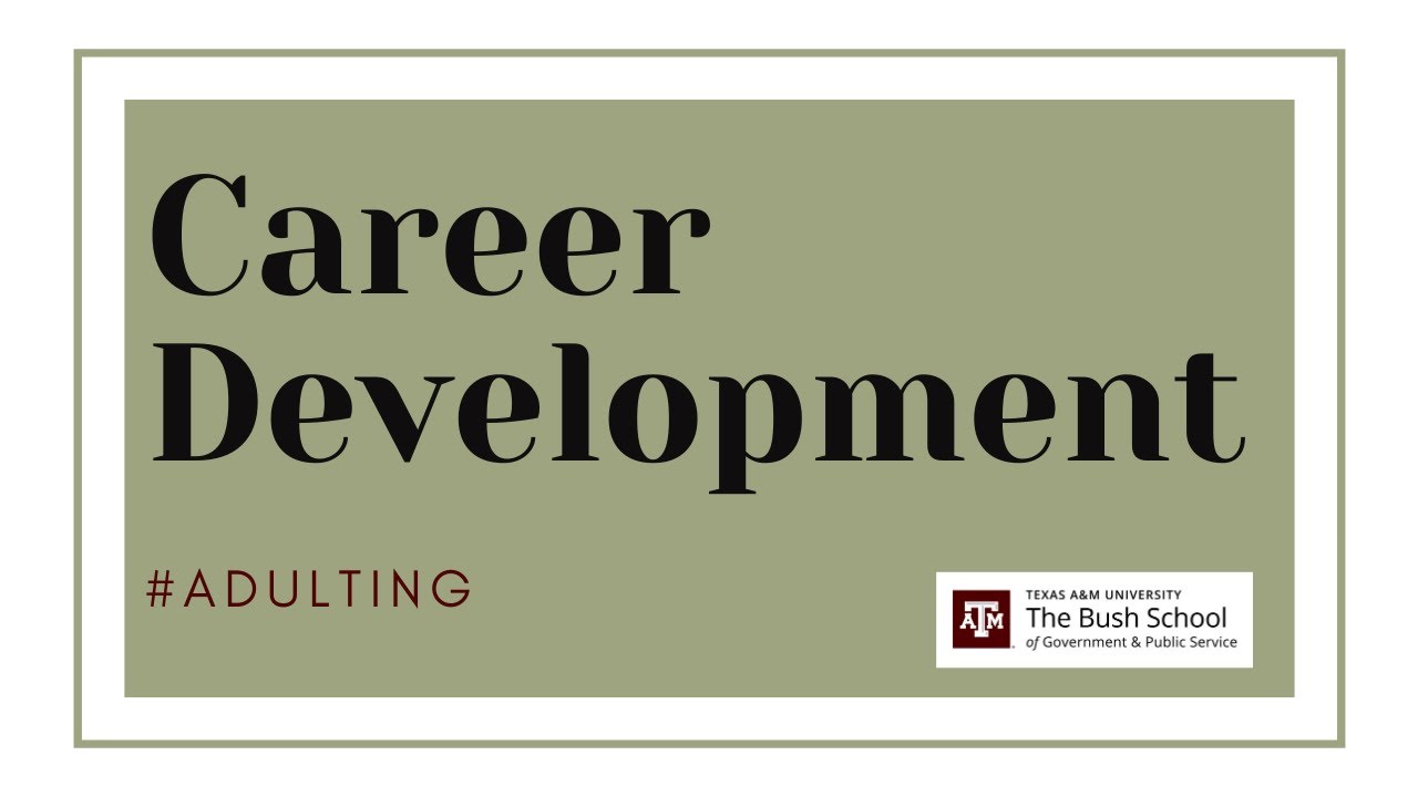 Career Development Webinar (10/26/2021) - YouTube