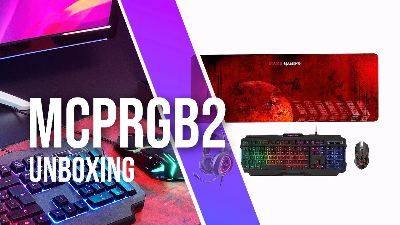 fully RGB full combo. Headset, keyboard, mouse and mousepad MCPRGB2 ...