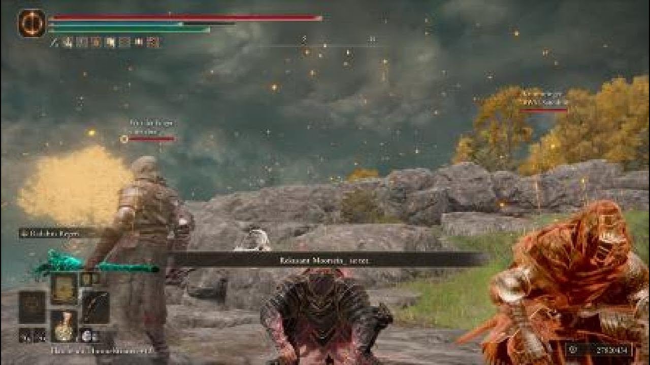 ELDEN RING Bow Bandit Leader hunts LvL 200 Invader - YouTube