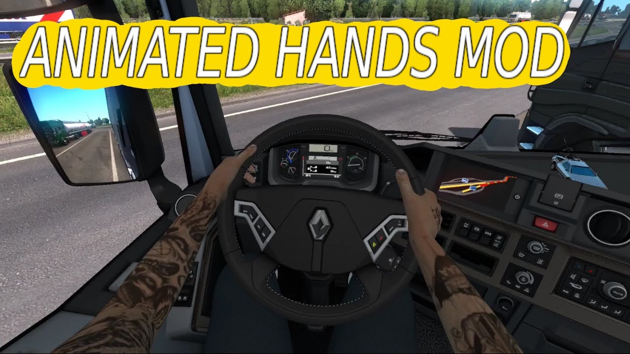 (ETS2 1.39-1.40) Animated Hands Mod For All Trucks - Euro Truck ...