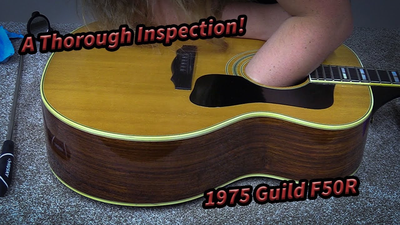 1975 Guild F50R Inspection and Setup Part 1 - YouTube