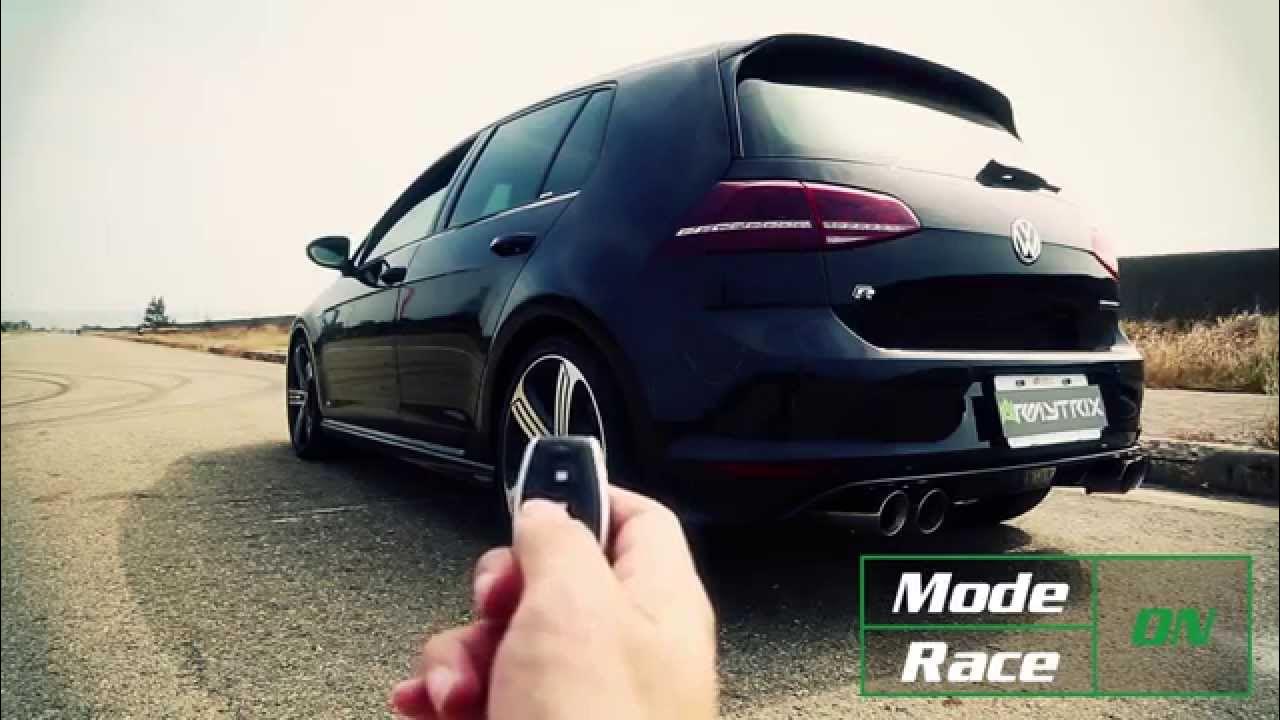 Volkswagen VW Golf MK7 R w/ ARMYTRIX Exhaust Mods - LAUNCH CONTROL ...