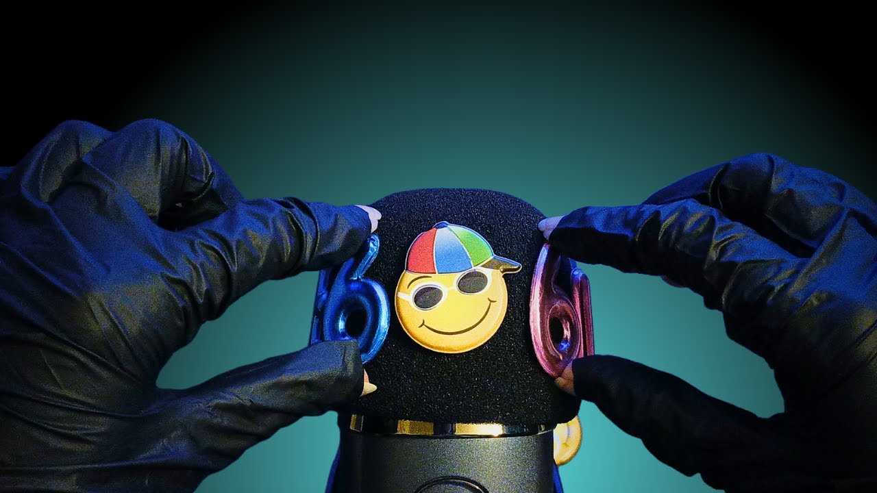 I Put Stickers on My Mic… The Sounds Are Unexpected! (ASMR) - YouTube