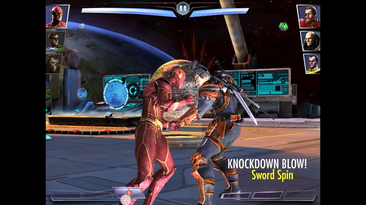 Injustice ipad battle 7 BOSS!!!!!!! - YouTube