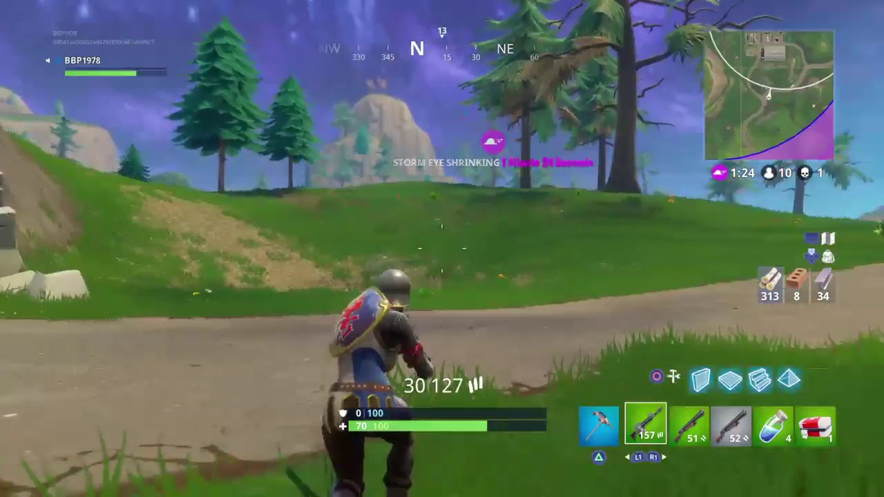 playing fortnite with my new remote - YouTube