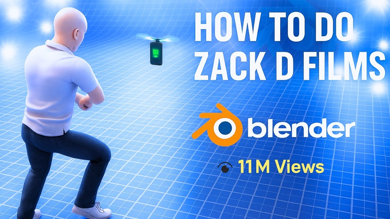 How to Make Zack D Films Style Animation in Blender 11M Views - YouTube