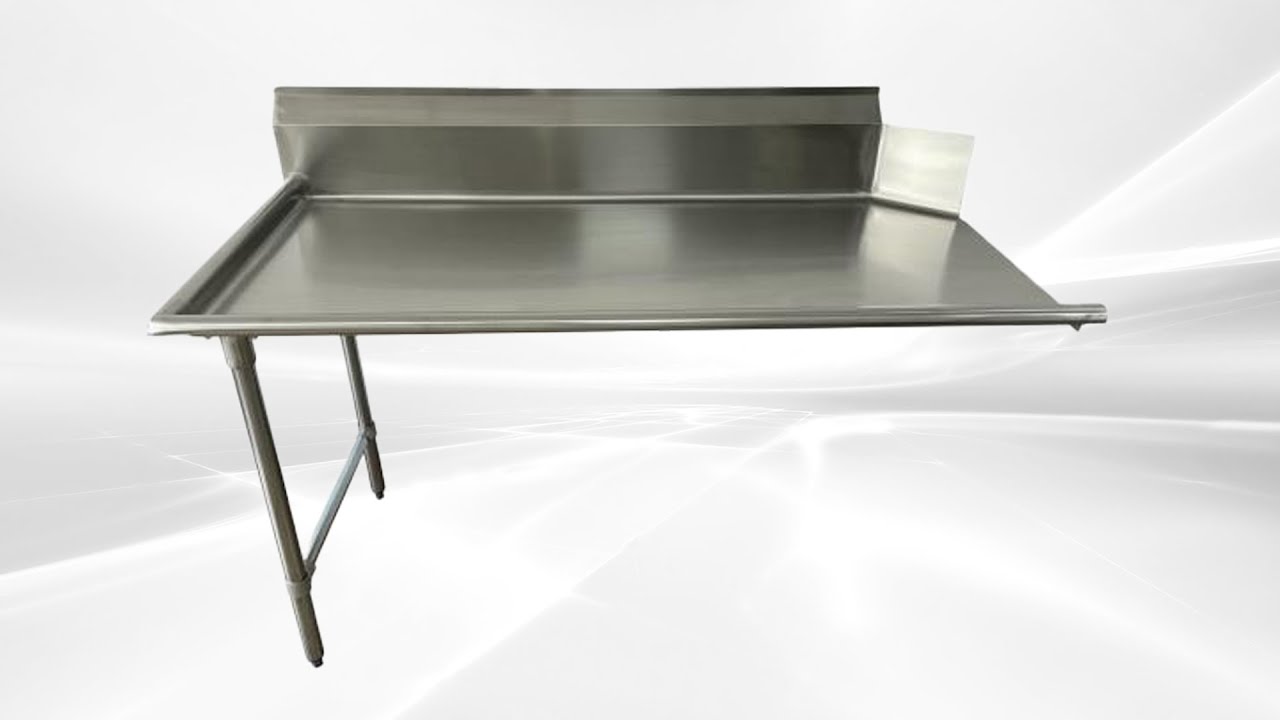 NSF Dishwasher kit Stainless steel left clean Dish table 48W x 30D x45H ...