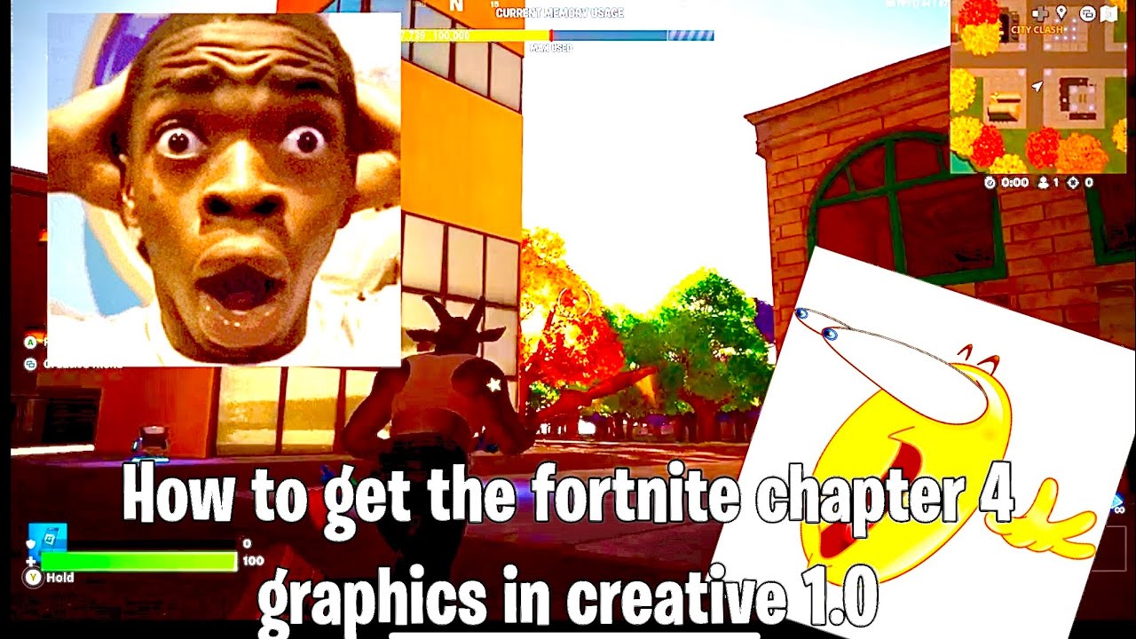 How to get the Chapter 4 Graphics in Fortnite Creative (1.0) - YouTube