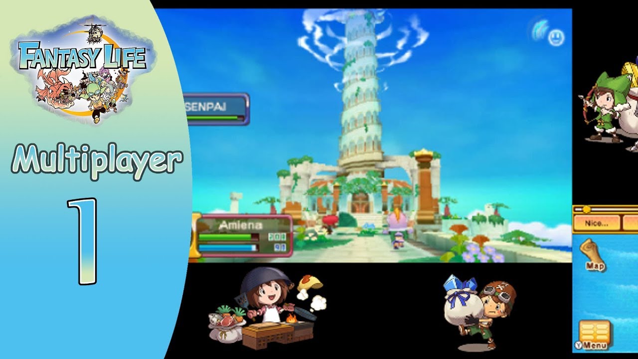 Fantasy Life - Multiplayer 01: To The Tower! - YouTube