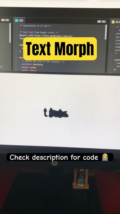 Text Morph Html Javascript Tutorials Javascript Javascriptengineer Youtube