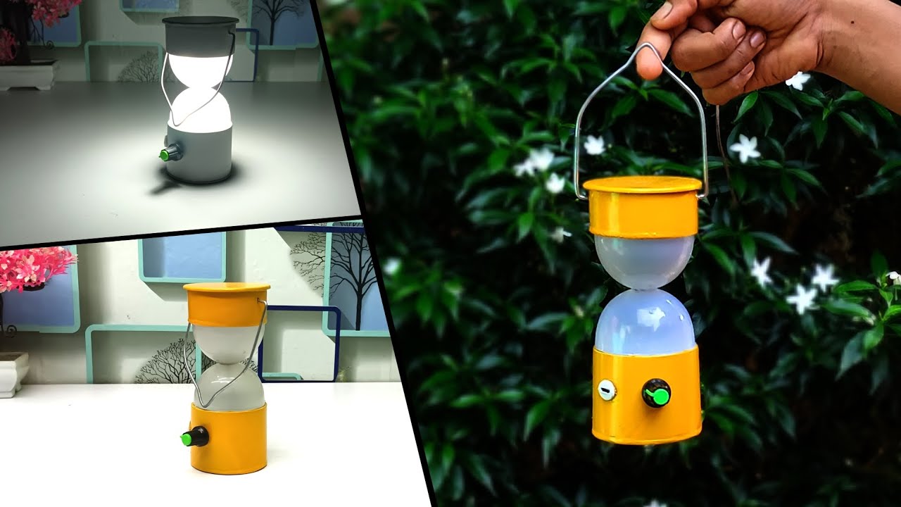 How To Make Rechargeable Emergency LED Light || Emergency Light Kaise ...