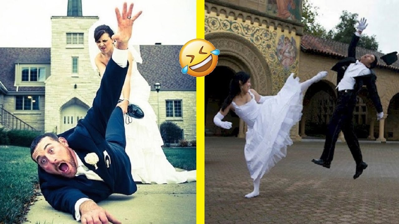 Funny and Weird Wedding Fails - YouTube