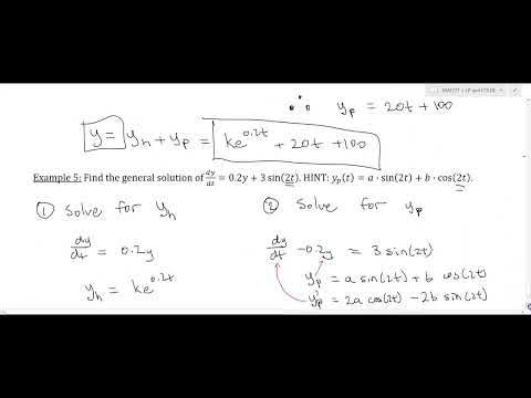 Linearity Principle and First-Order ODE's - Part 5 - YouTube