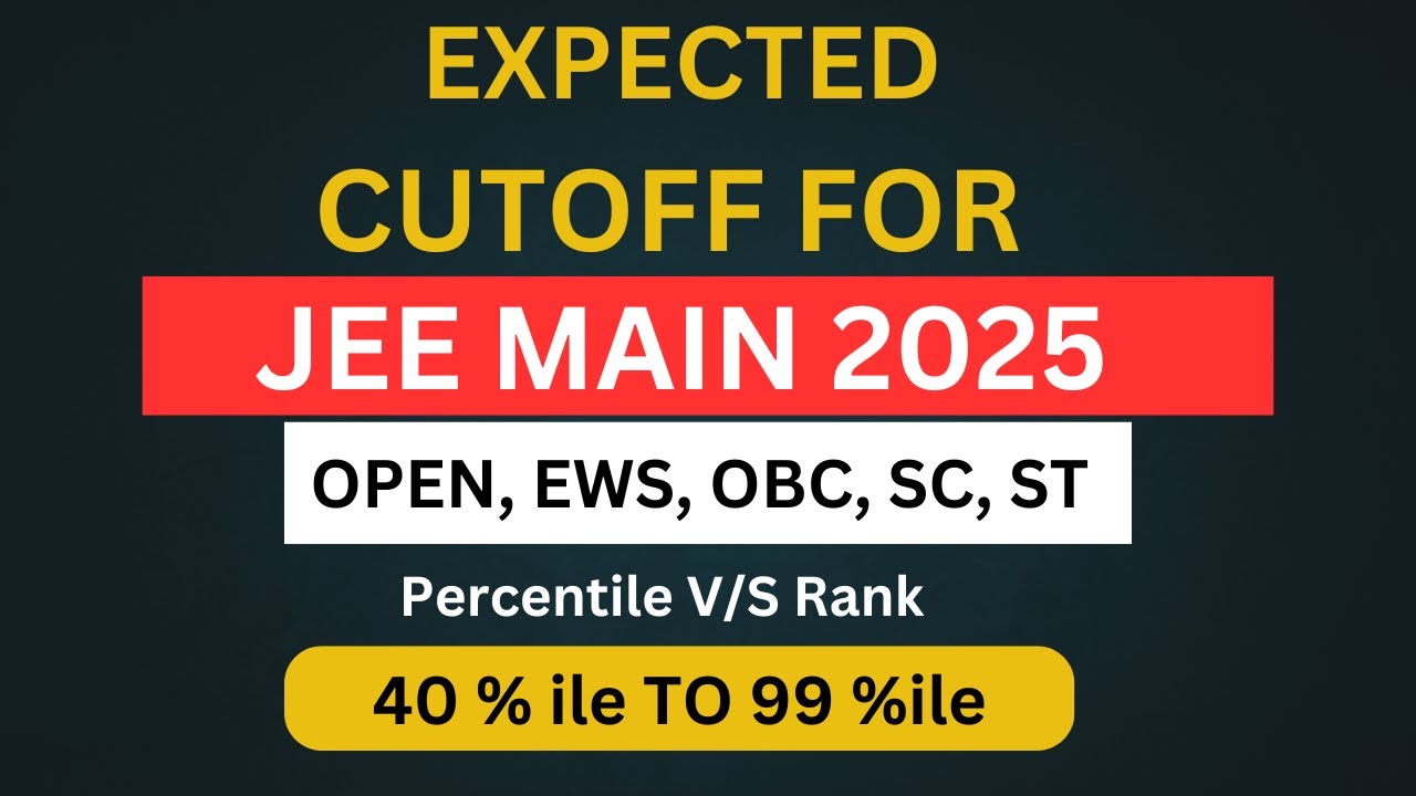 JEE Mains 2025 Exam Expected Cut-off Shocking Data 😱 | JEE 2025 Cutoff ...