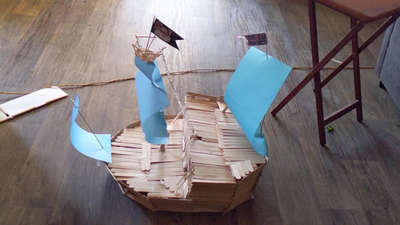 2 FEET popcial stick boat - YouTube