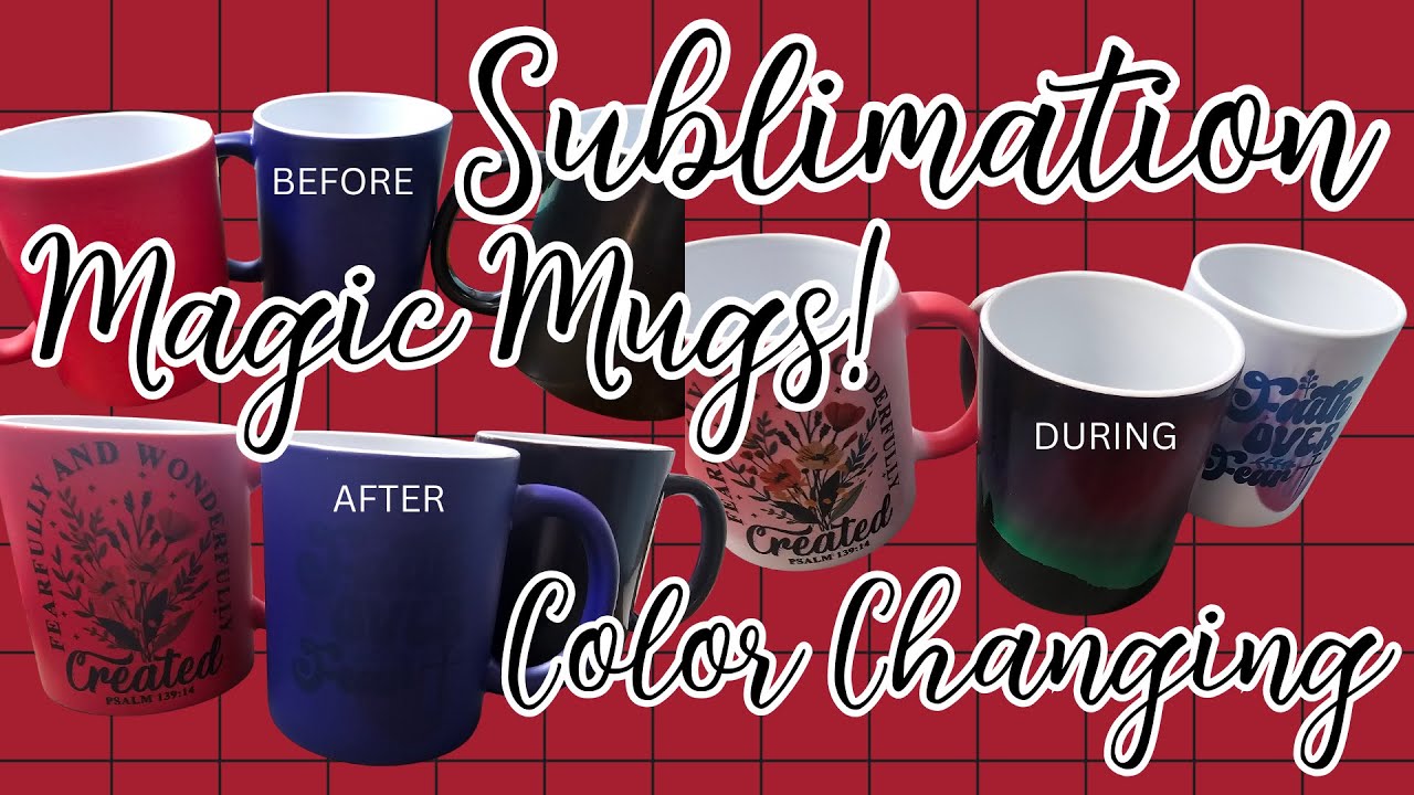 Sublimation Color Changing Mugs! Magic Mugs Sublimation # ...
