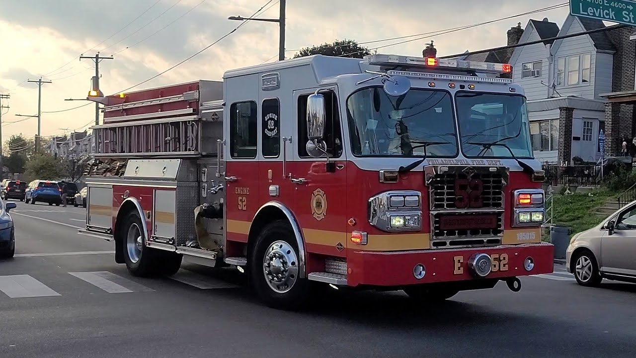 PFD Engine 52 Responding - YouTube
