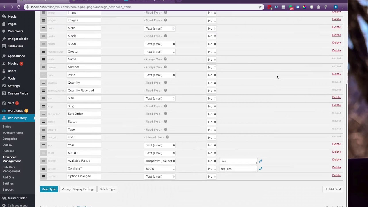 WPIM Tutorial: Advanced Inventory Manager Dropdowns and Radio Buttons - YouTube