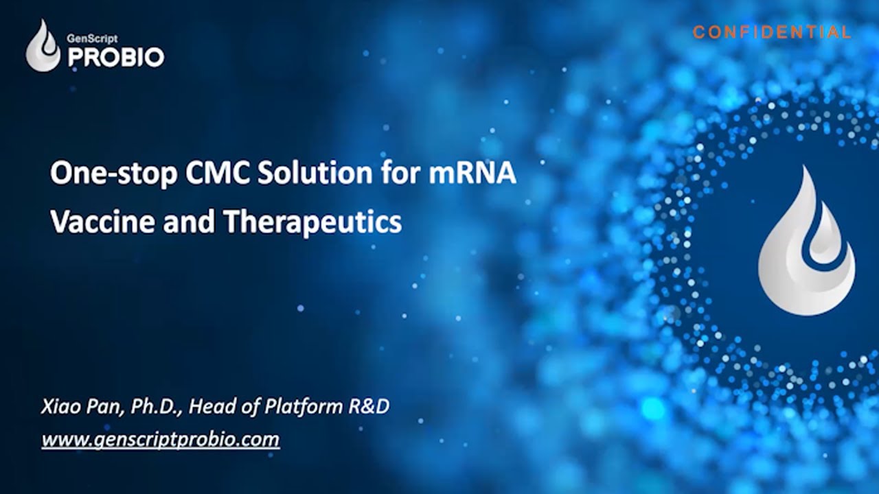 mRNA CMC를 위한 통합 원스탑 솔루션(Integrated one-stop solution for mRNA CMC) - YouTube