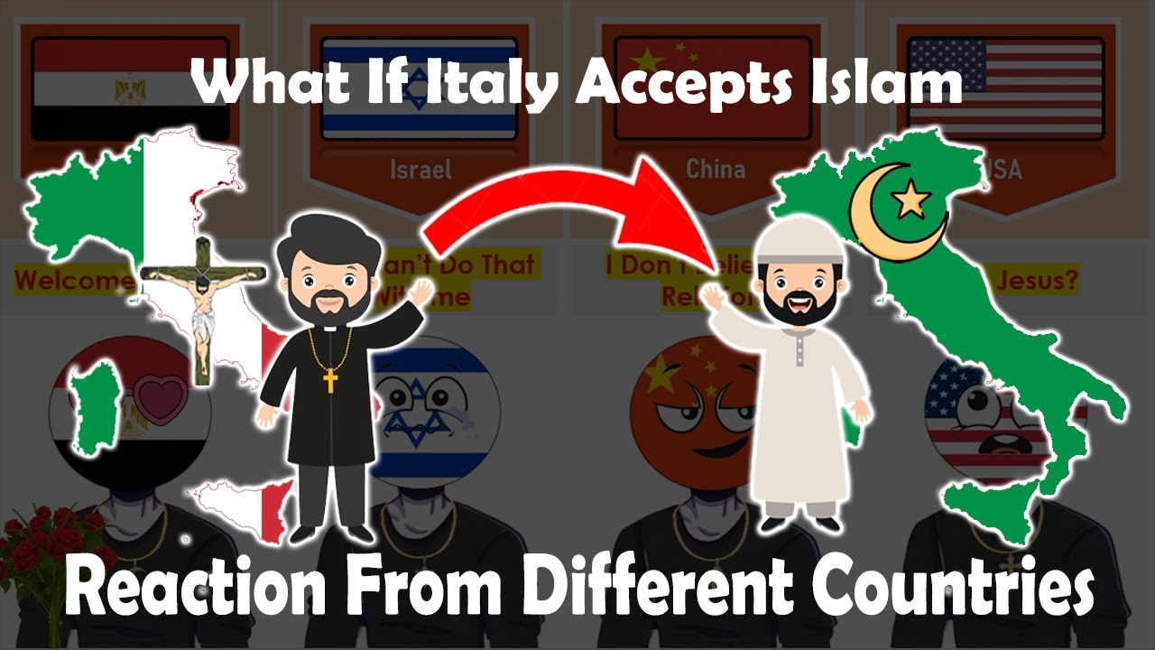 What If Italy 🇮🇹 Accepts Islam ☪︎ - Reaction From Different Countries ...