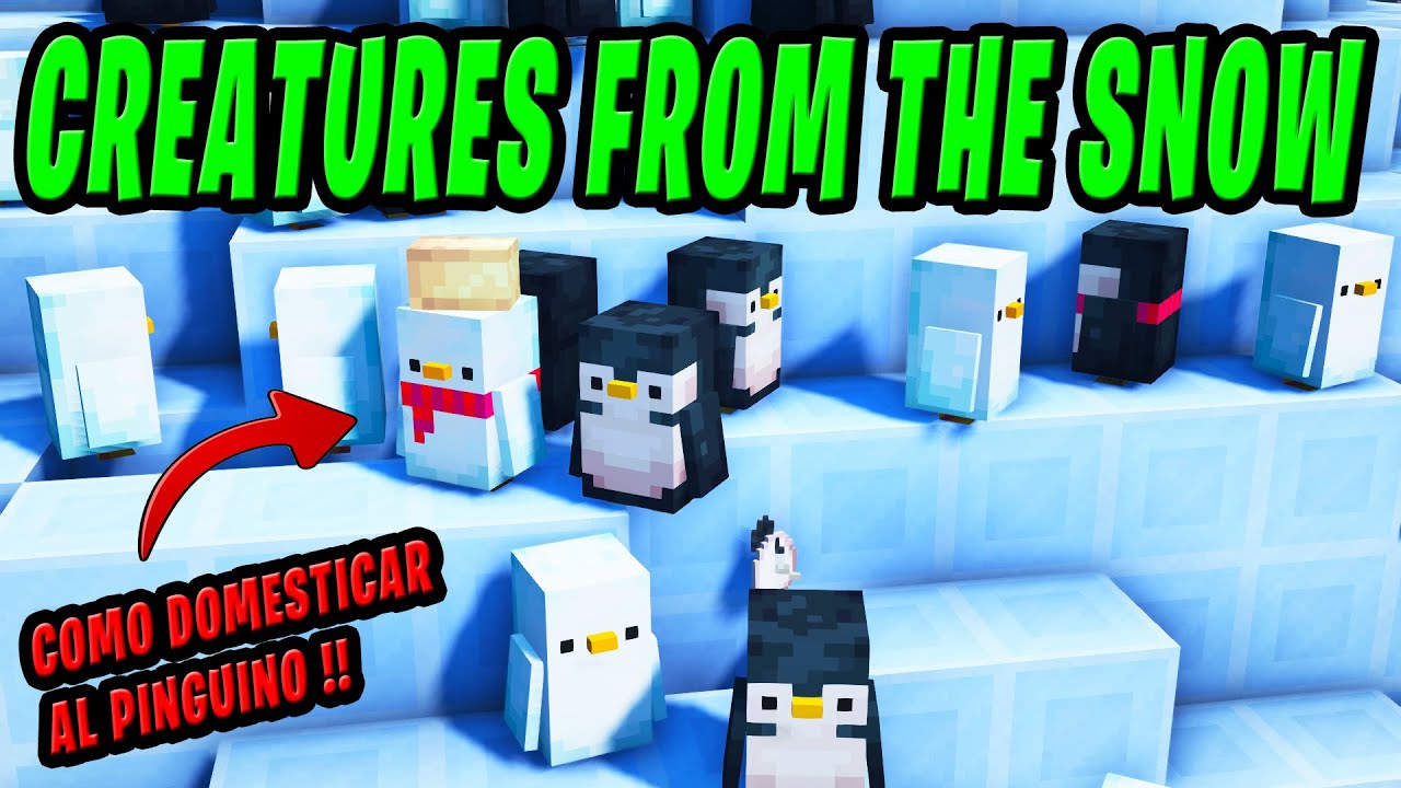 CREATURES FROM THE SNOW Mod - INCREIBLES ANIMALES EN EL BIOMA NEVADO ...