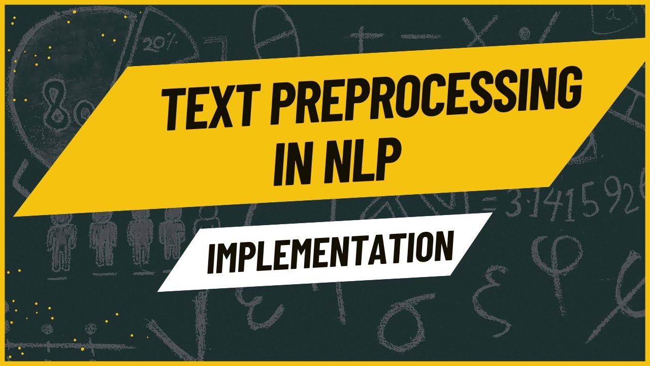 Text Preprocessing in NLP with coded implementation - YouTube