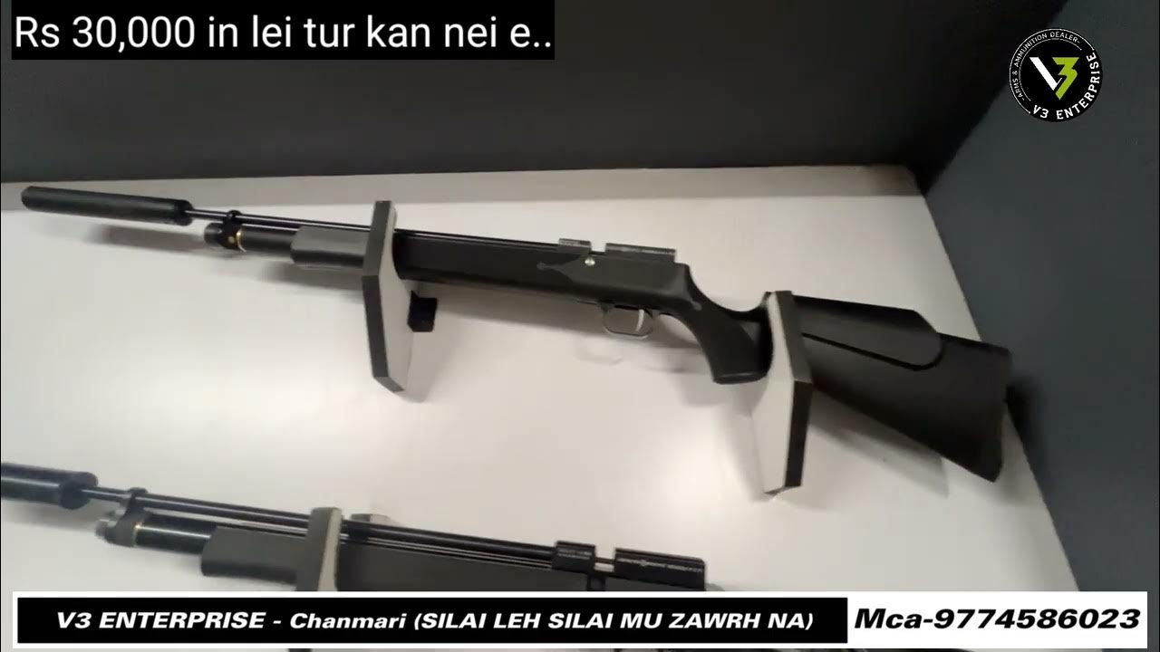 Airgun PCP thleng thar kan nei e 'Camstar X3' - YouTube