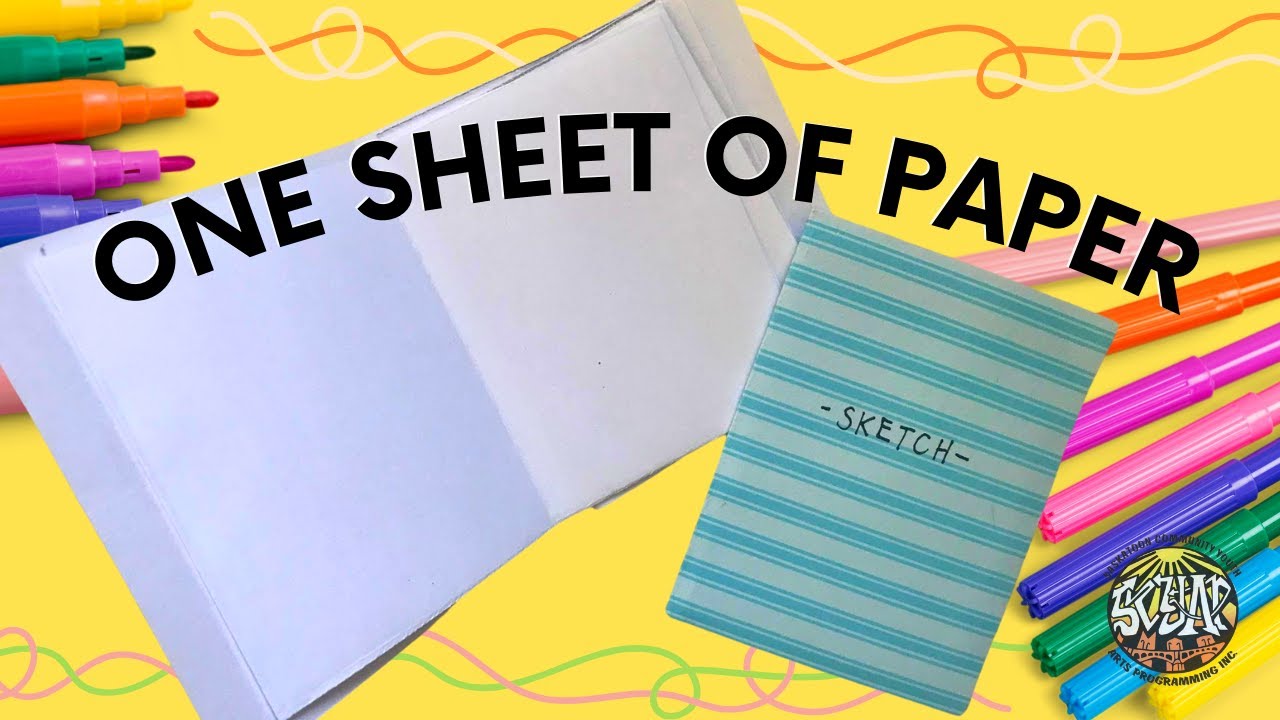 ONE SHEET Of Paper! | Mini Book | SCYAP Art Centre - YouTube