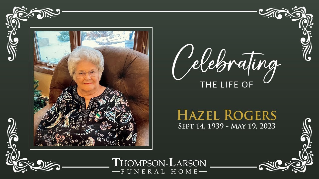 Hazel Rogers Funeral Service - YouTube