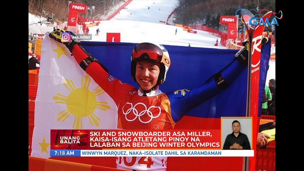 Ski at snowboarder Asa Miller, kaisa-isang atletang Pinoy na lalaban sa ...