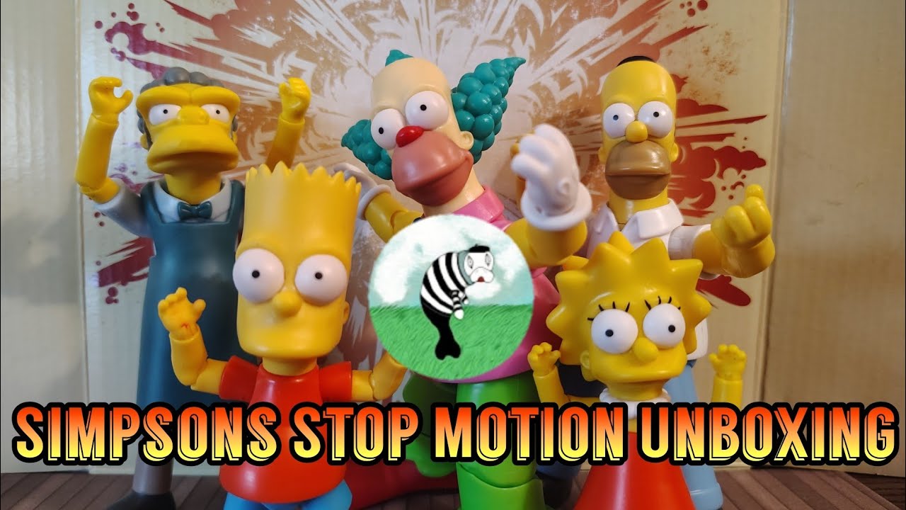 The Simpsons @JAKKSPacific Stop Motion Unboxing - YouTube