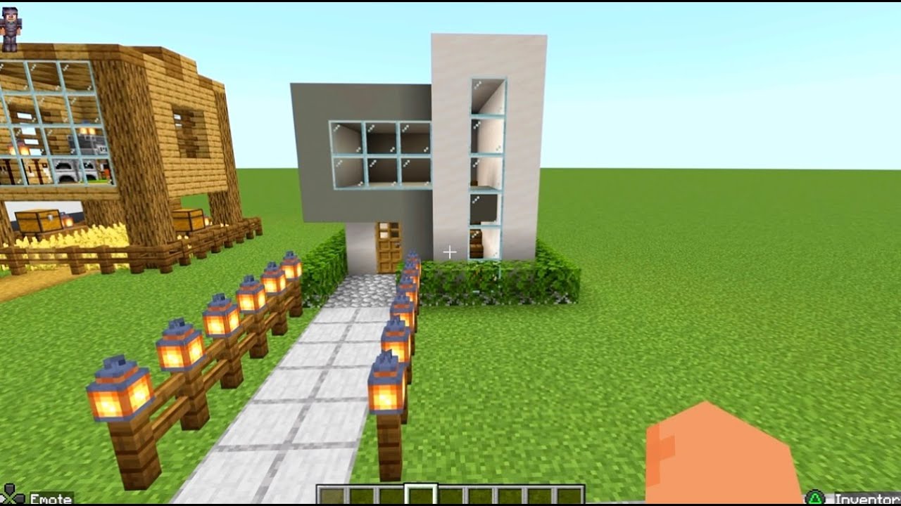 Simple Home In Minecraft - YouTube