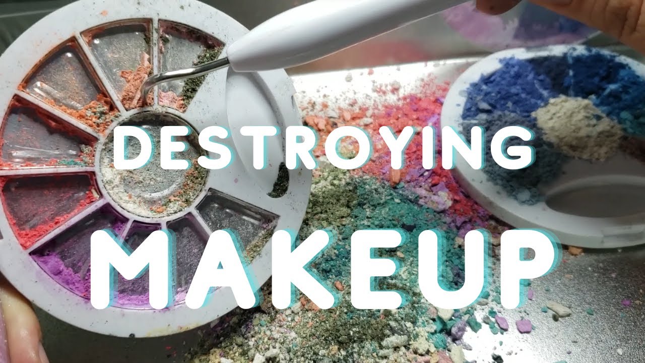 ASMR Destroying MakeUp |No talking| - YouTube
