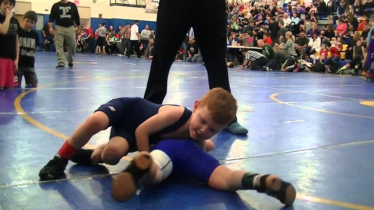 Caiden's First Wrestling Win! - YouTube