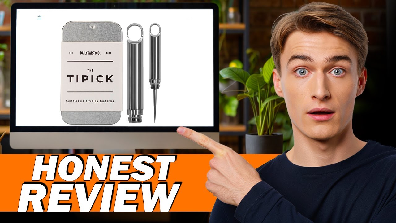 DailyCarryCo TiPick Titanium Toothpick Holder Review | Portable EDC ...