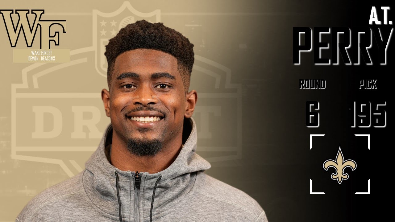2023 NFL DRAFT: A.T. Perry | New Orleans Saints - YouTube
