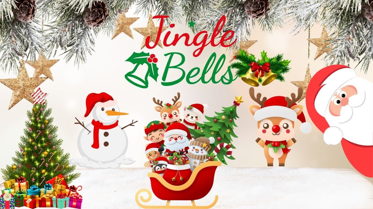 Jingle Bells | Fun Christmas Song for Kids | Learn & Sing with Santa ...