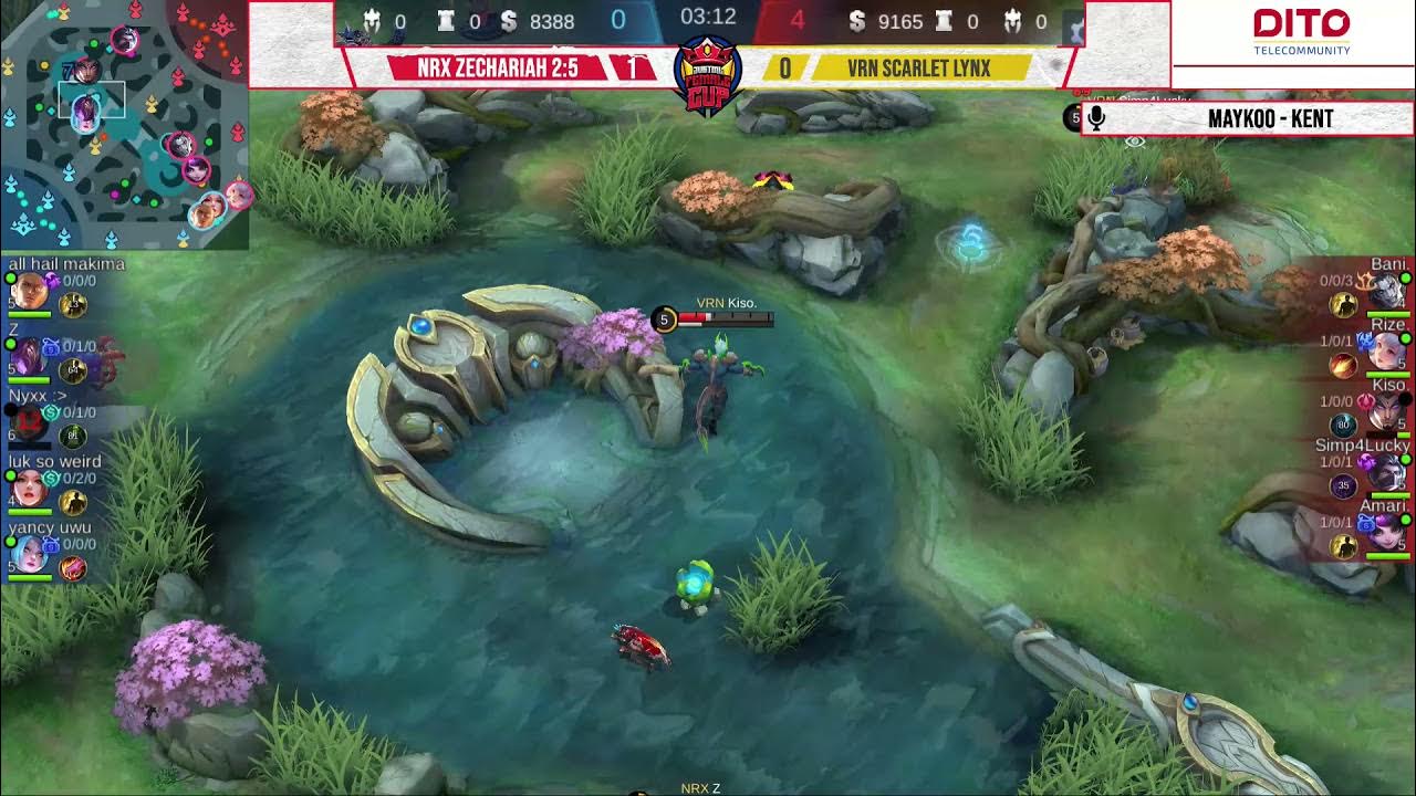 NRX Zechariah vs VRN Scarlet Lynx Game 2 Playoffs Just ML Female Cup (BO3) | Mobile Legends ...