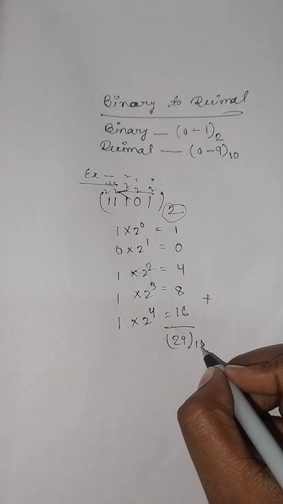 Binary to Decimal Conversion in Number System | Easily Convert Binary to Decimal | # ...