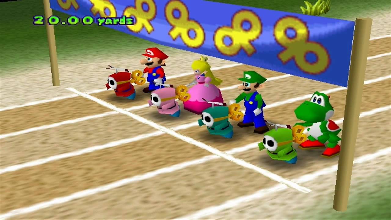 Let's Play Mario Party 2 (Part2) Barrel Roll Dance - YouTube