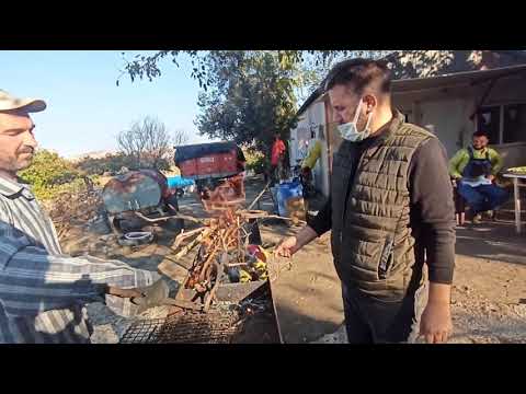 İLK DEFA KEÇİ ETİNDEN  SUCUK GÖRÜNCE MANGALI ATEŞE VERDİK 1VİDEO