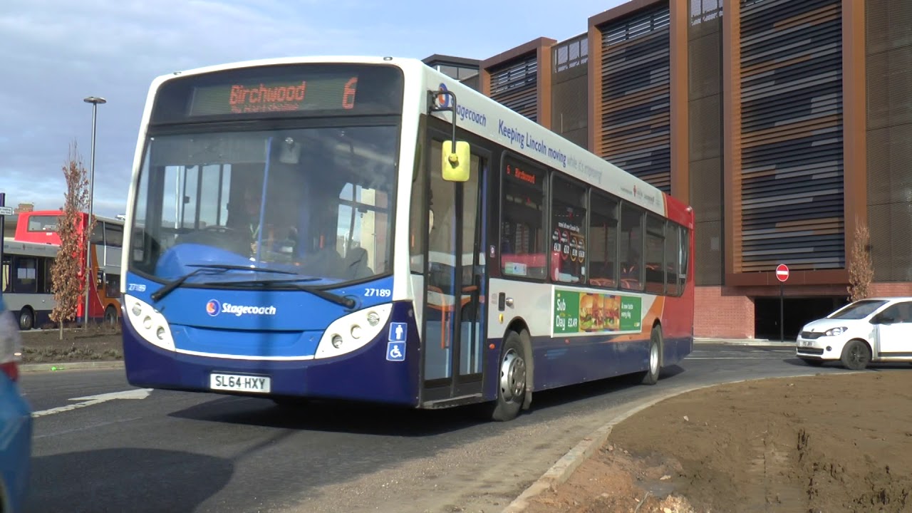 STAGECOACH LINCOLN NEW BUS STATION MARCH 2018 - YouTube