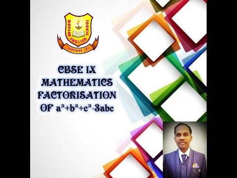 FACTORISATION OF a3+b3+c3-3abc - YouTube