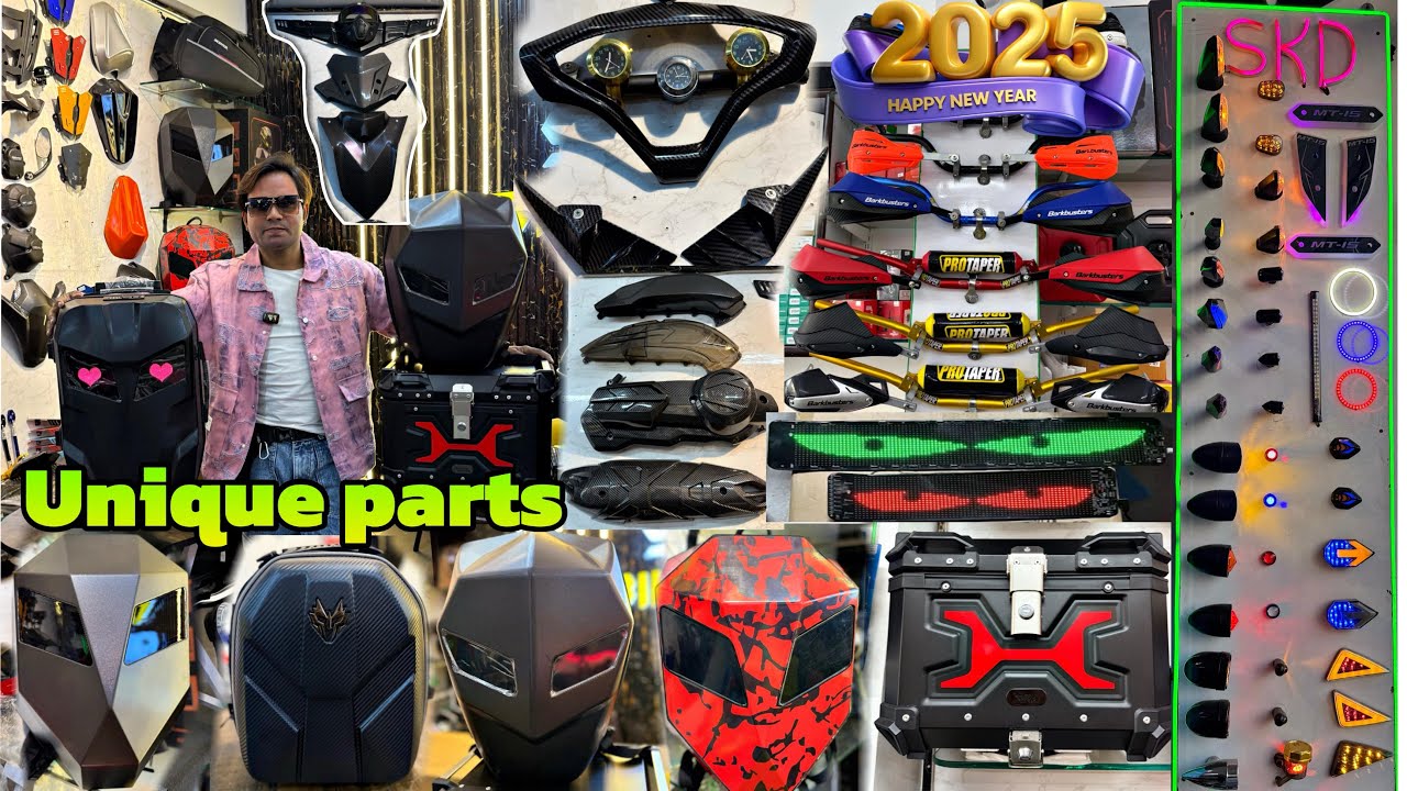 Unique Bike accessories 2025🫵 New Led Bags | Super bike accessories ...