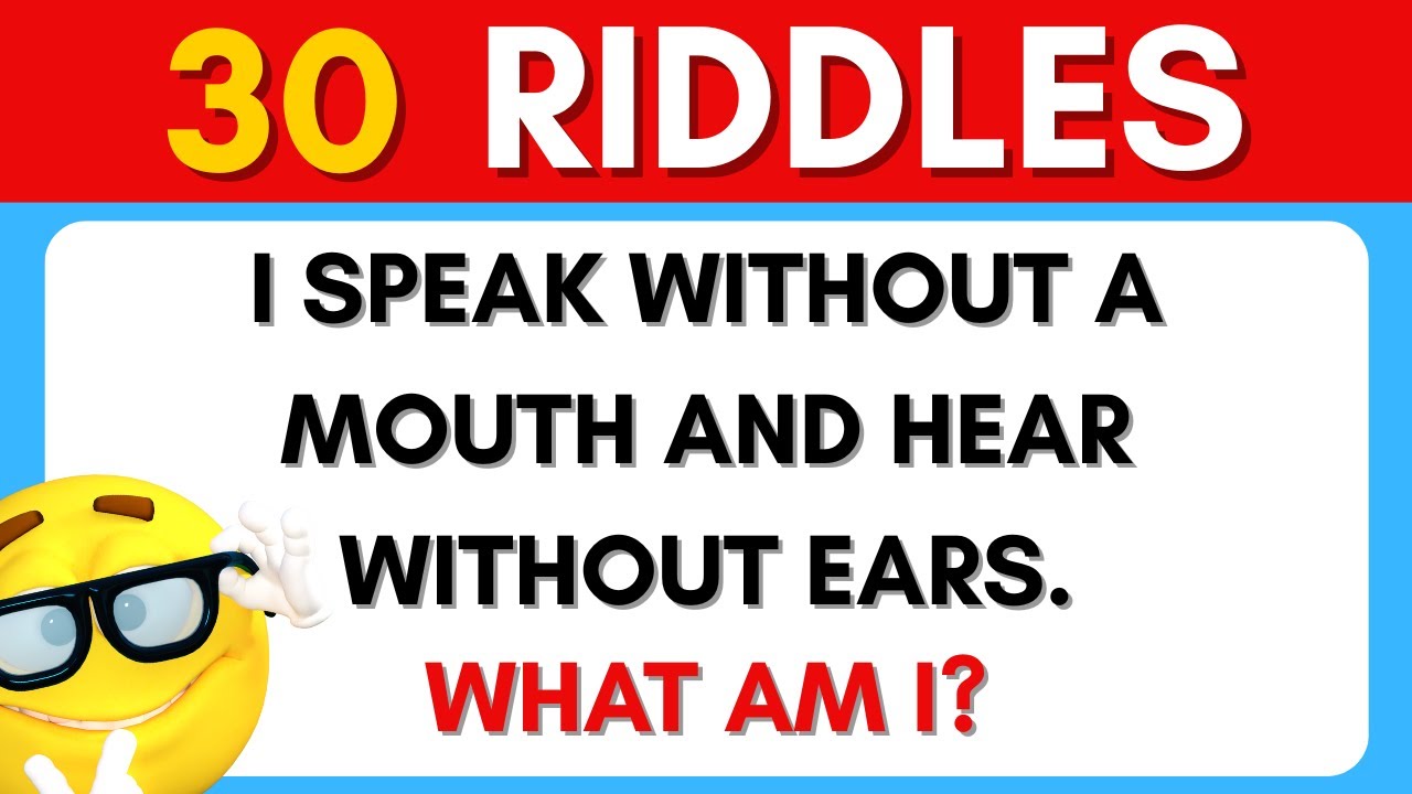 How Many Riddles Can You Solve? Beat the Clock Brain Teaser and Riddle ...