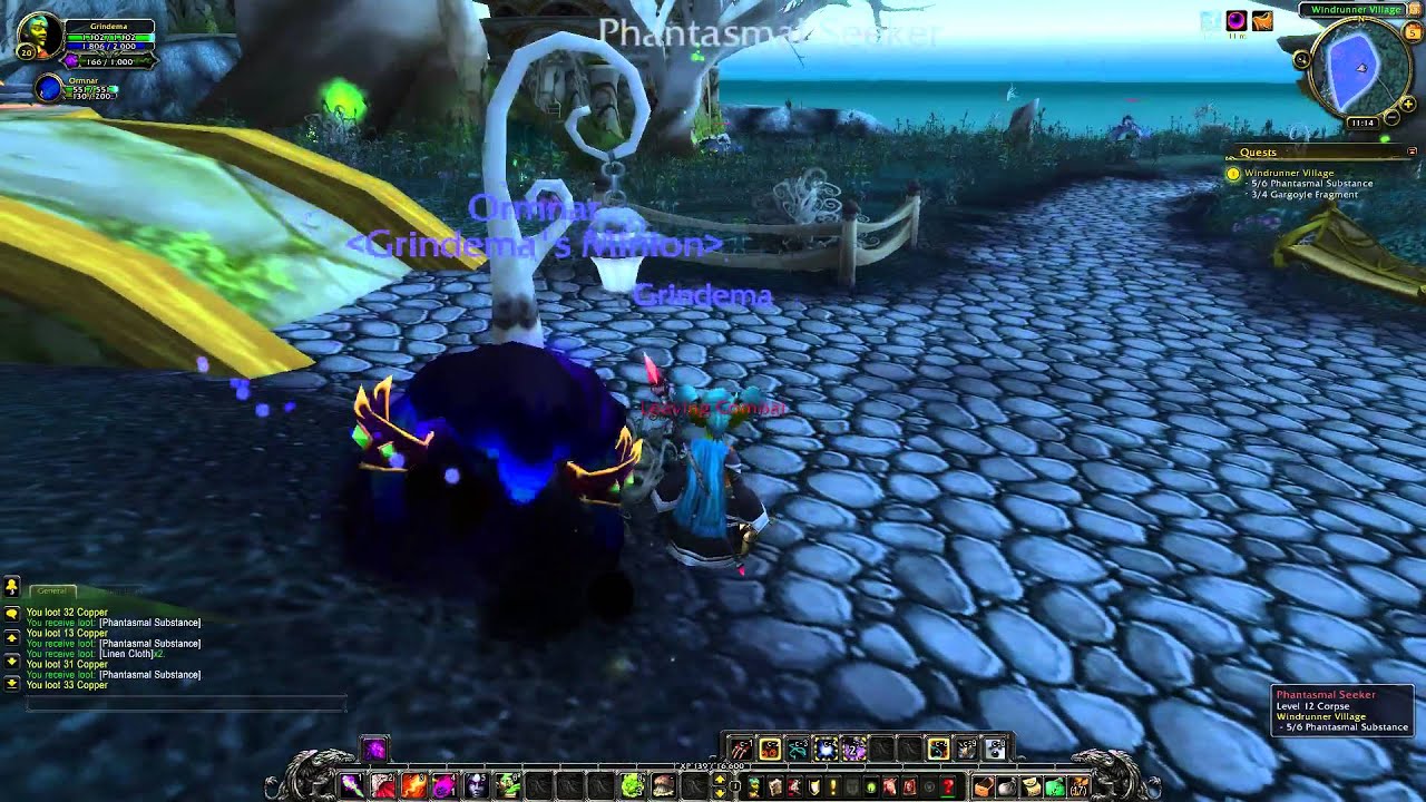 WoW quest #986 Windrunner Village - YouTube